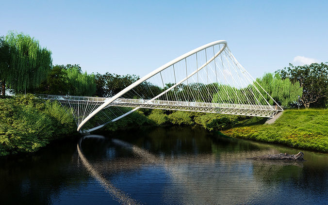 Bridge 3D model | CGTrader