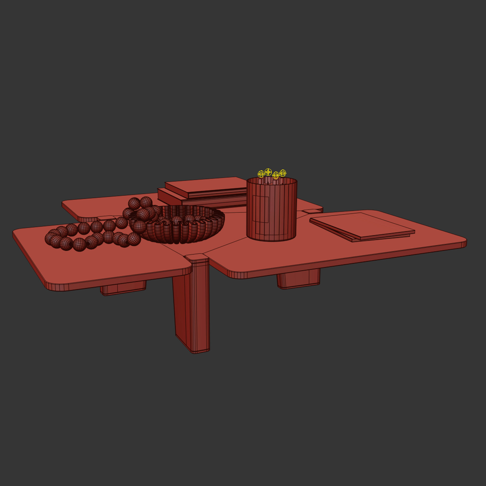 Jacob marble coffee table 3D model | CGTrader