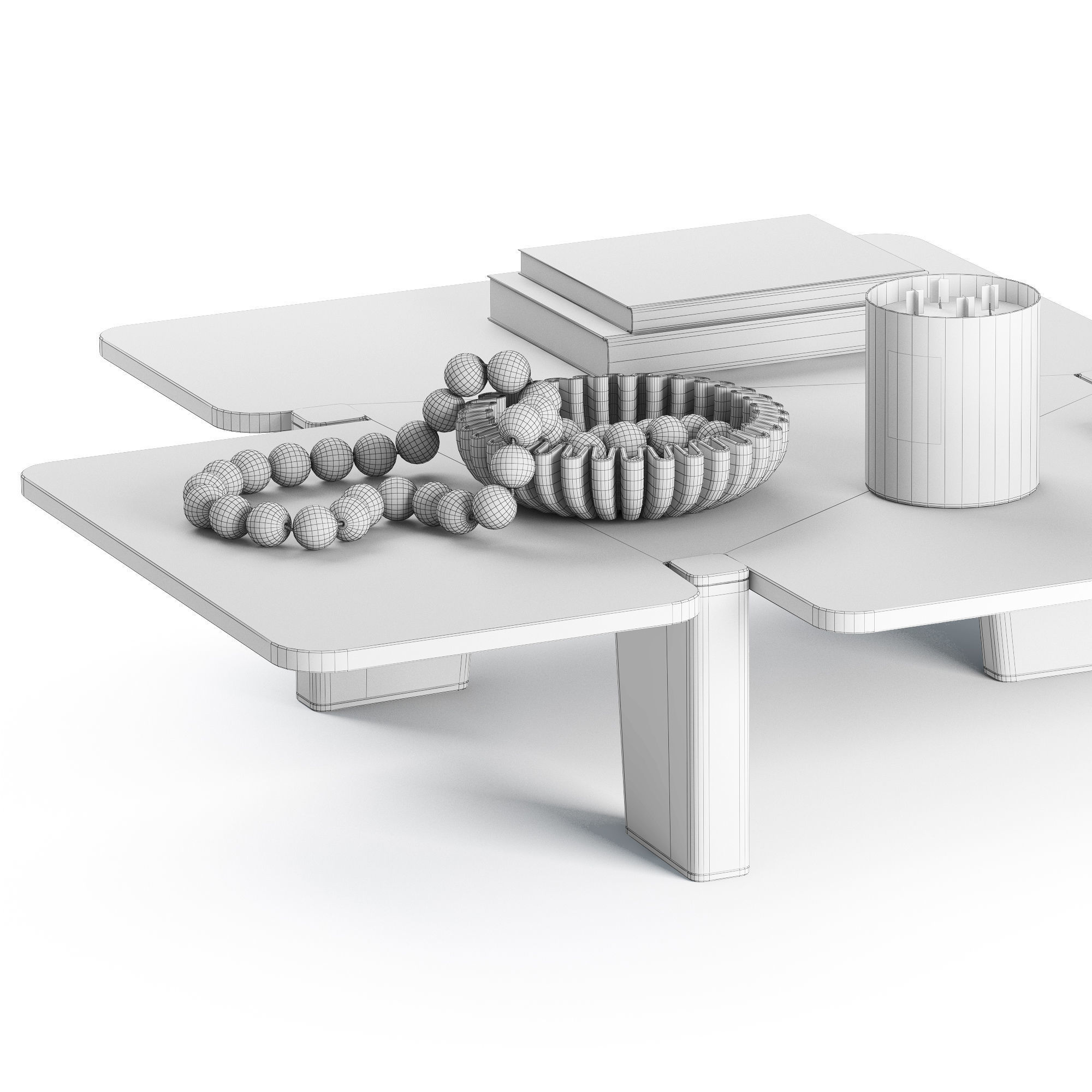 Jacob marble coffee table 3D model | CGTrader