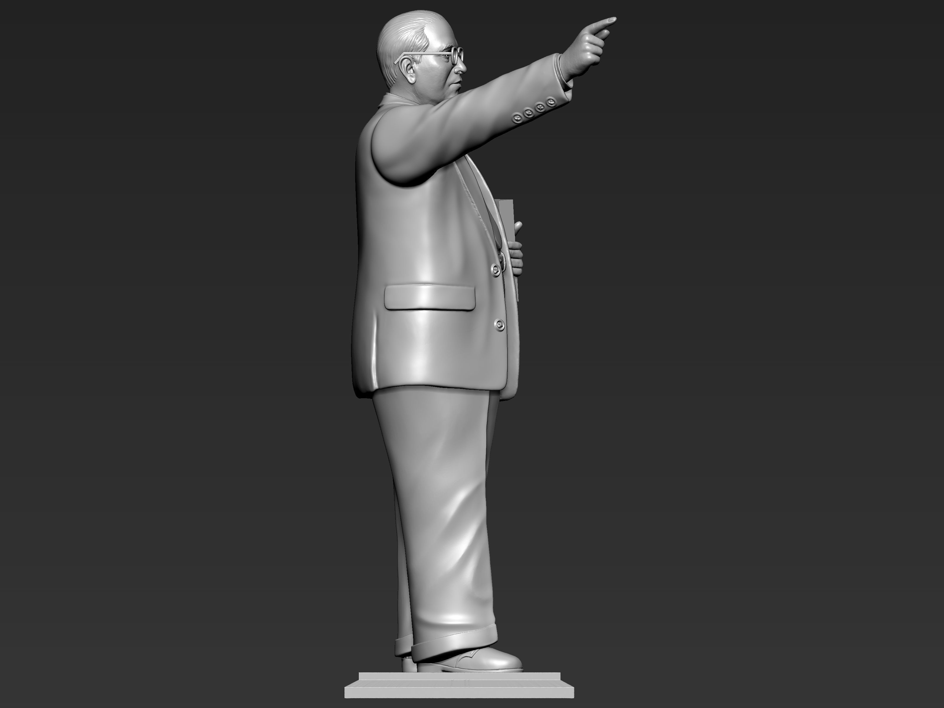 Dr Bhimrao Ambedkar pose 3D model 3D printable | CGTrader