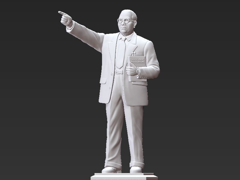 Dr Bhimrao Ambedkar pose 3D model 3D printable | CGTrader