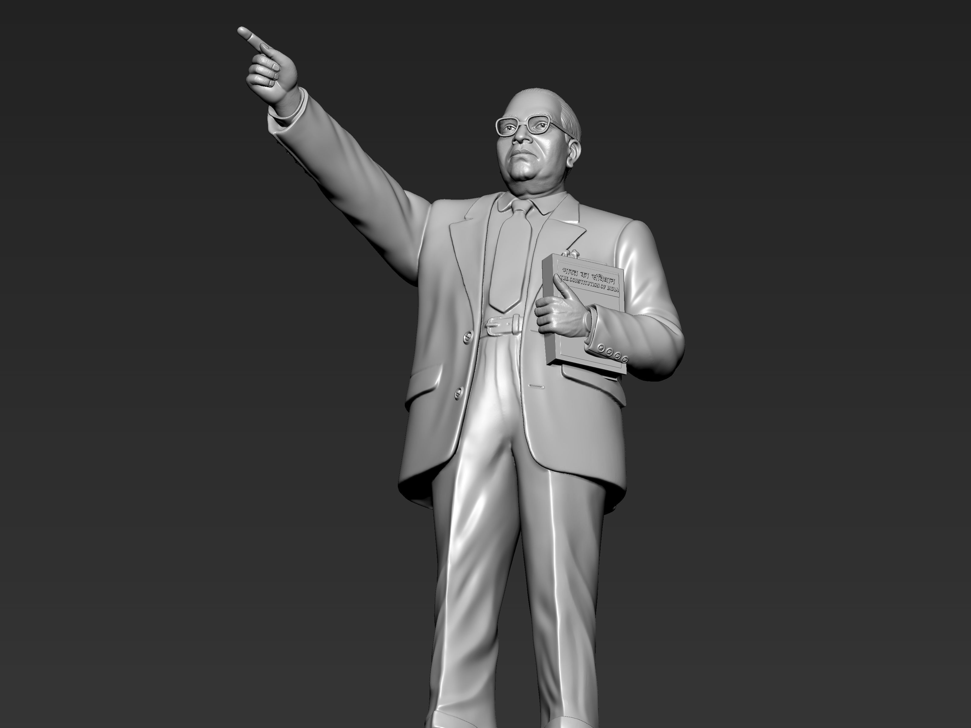Dr Bhimrao Ambedkar pose 3D model 3D printable | CGTrader
