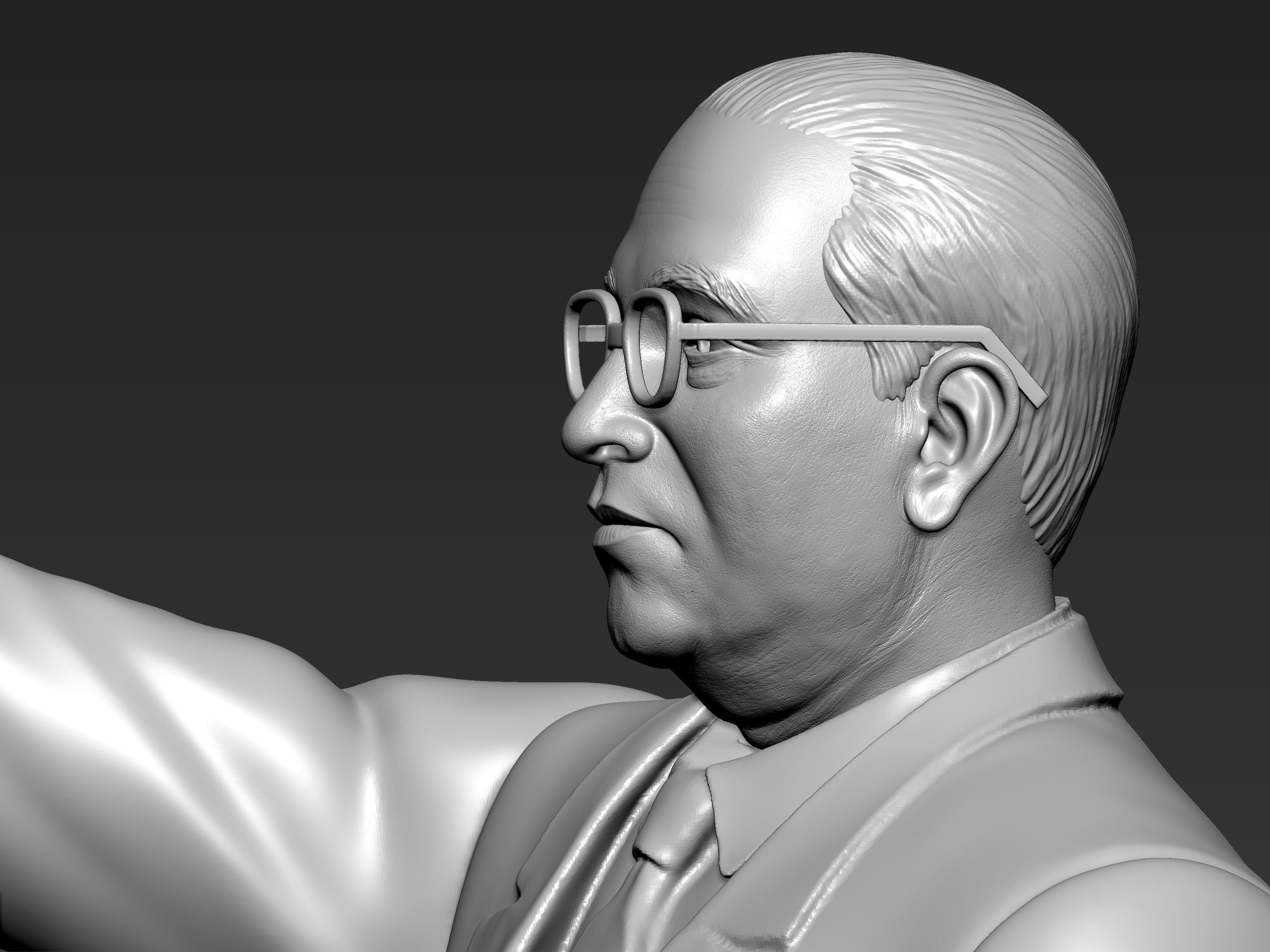 Dr Bhimrao Ambedkar pose 3D model 3D printable | CGTrader