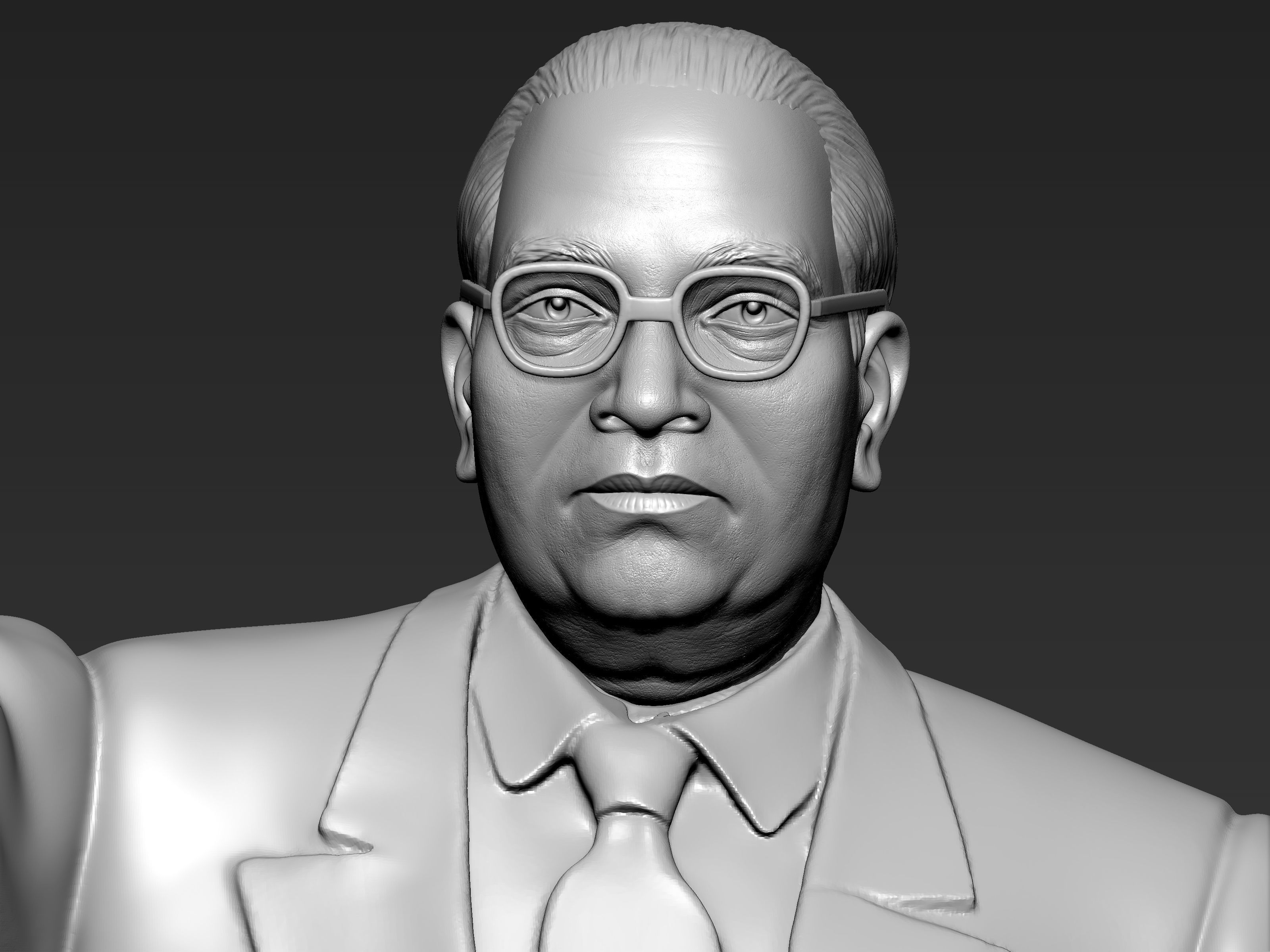 Dr Bhimrao Ambedkar pose 3D model 3D printable | CGTrader