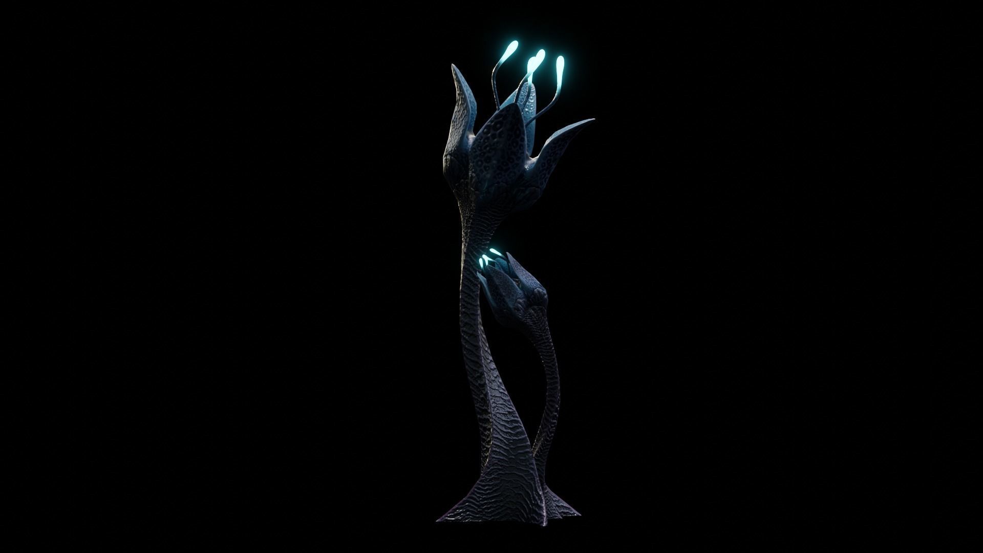 3D model Alien Lily Flower VR / AR / low-poly | CGTrader