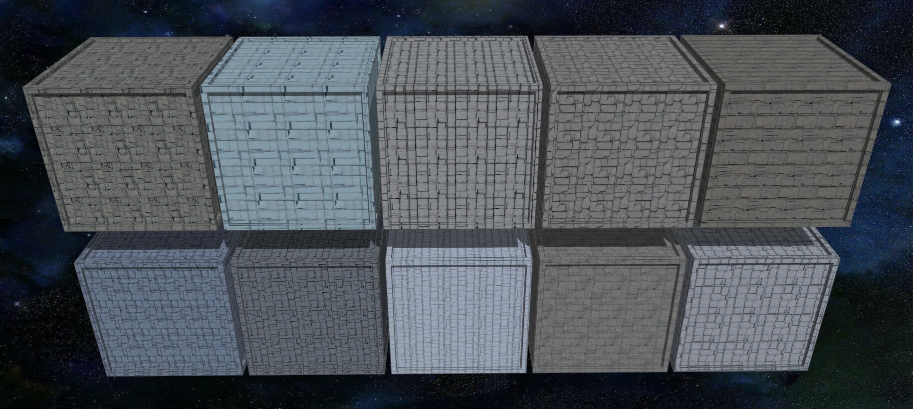20 Seamless Sci-fi Panels - Squarish Texture | CGTrader