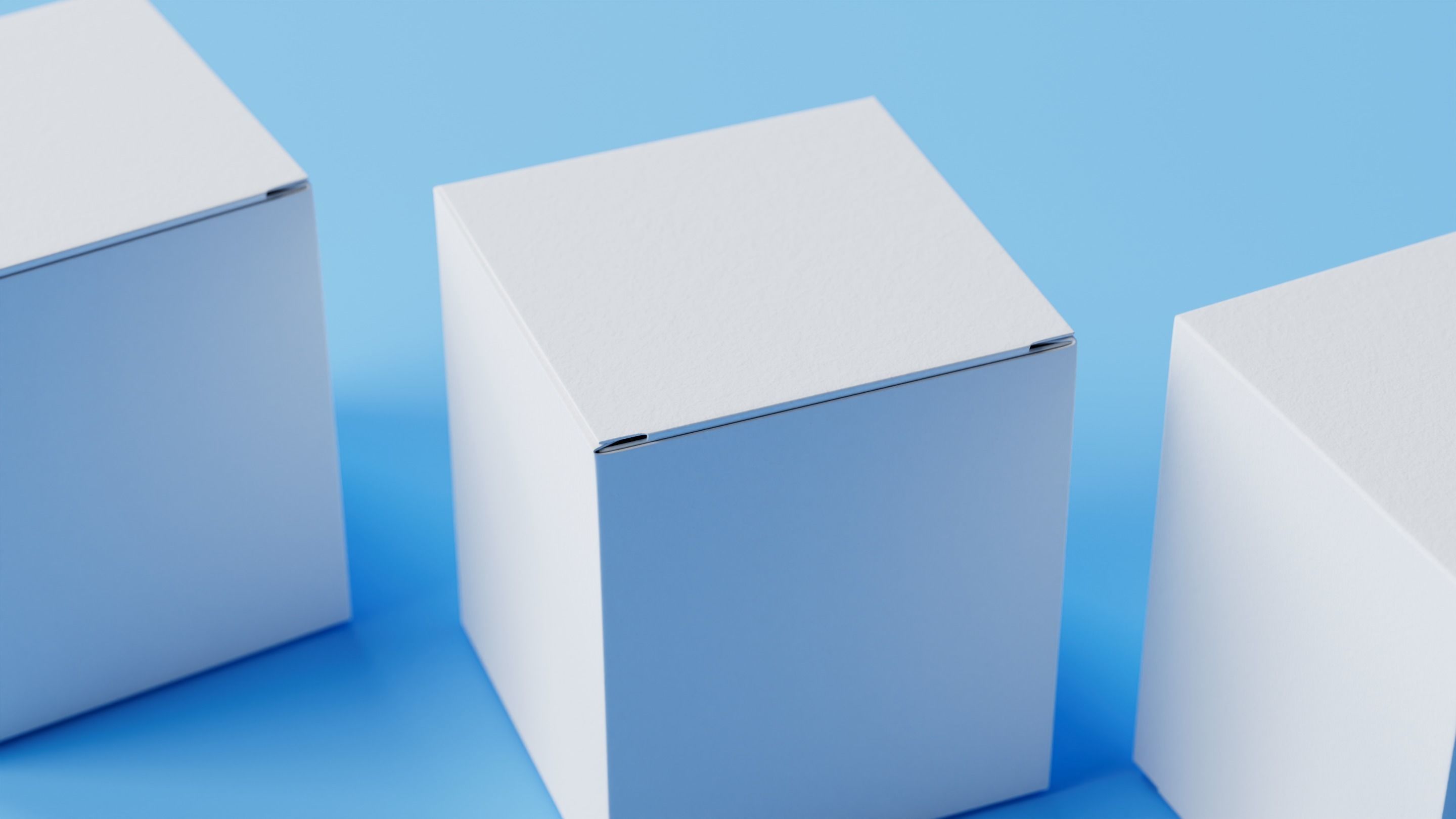 Square Packaging Box 3D Model 3D model | CGTrader