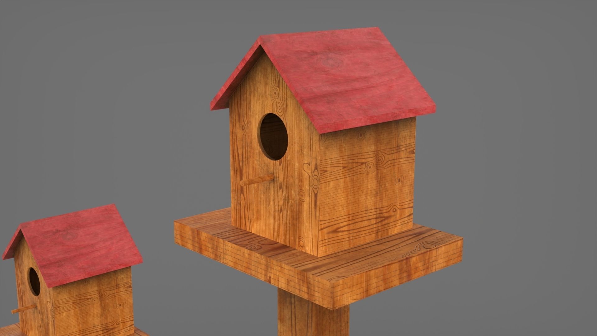 3D model Bird House VR / AR / low-poly | CGTrader