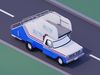 3D model Staircar arrested development- Low Poly VR / AR / low-poly ...