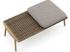 Minotti Fynn Outdoor Wicker Bench 3D model | CGTrader