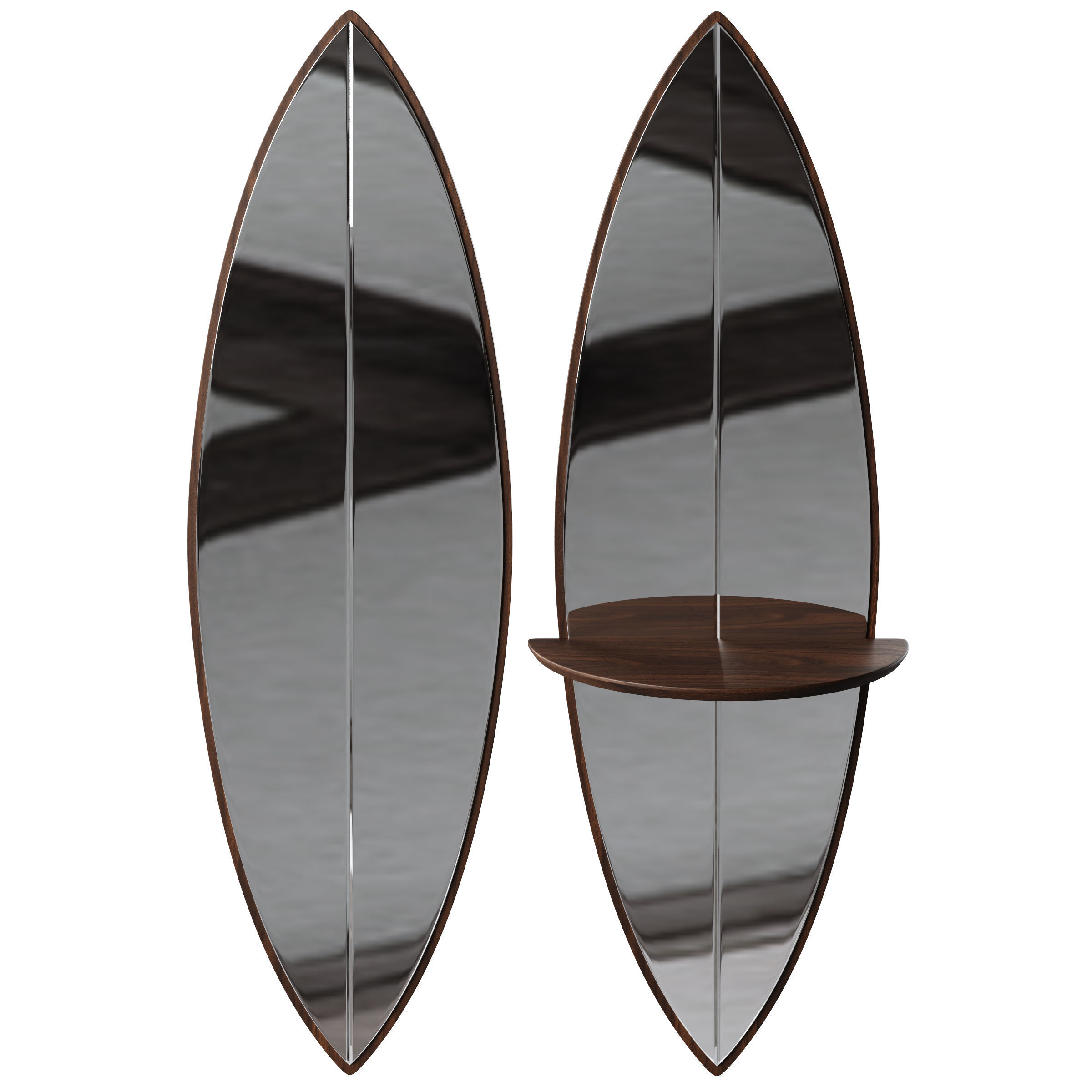 Wall Mirror Surf by Porada 3D model | CGTrader