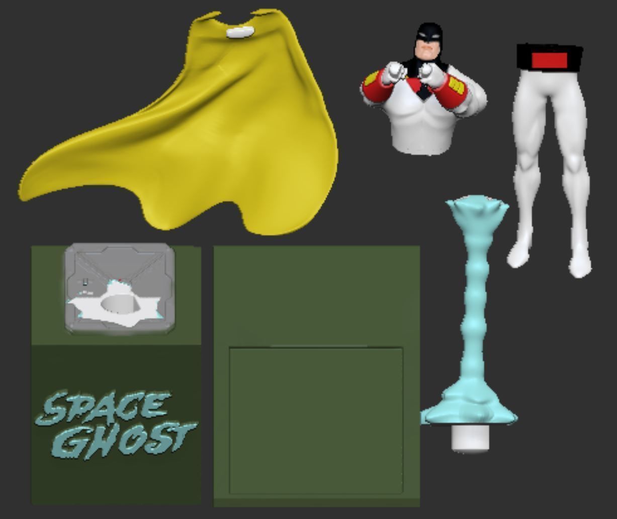 Space Ghost 3D model 3D printable | CGTrader
