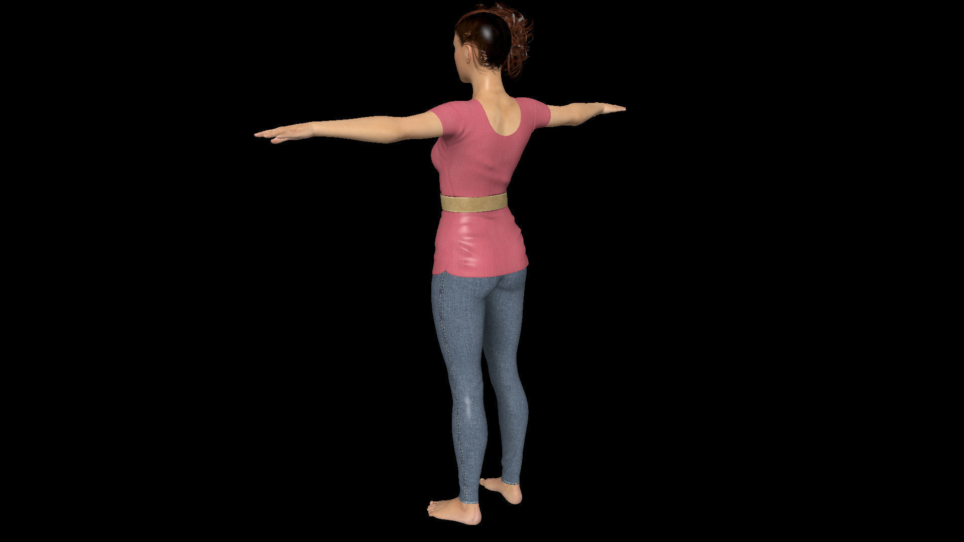 Girl Sophia Cloth 3D model | CGTrader