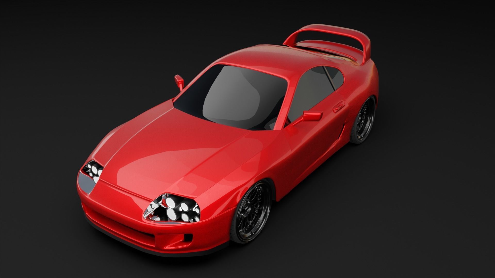 Toyota Supra mk4 free 3D model | CGTrader