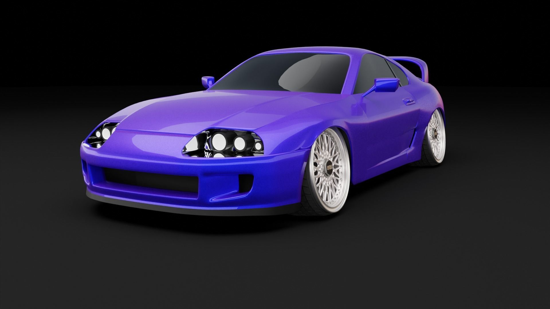 Toyota Supra mk4 free 3D model | CGTrader