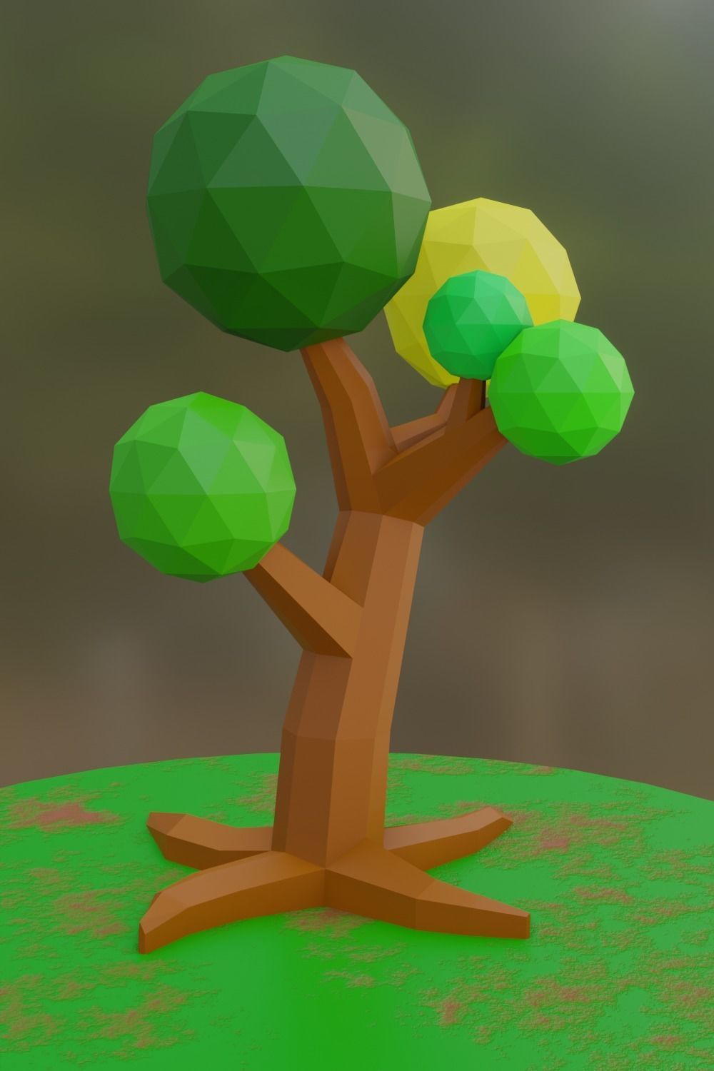 Tree 01 LowPoly free 3D model | CGTrader