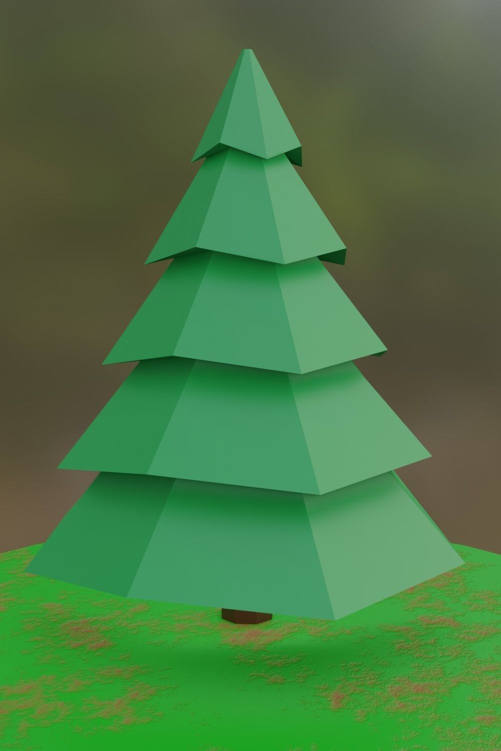 Tree 03 LowPoly free 3D model | CGTrader