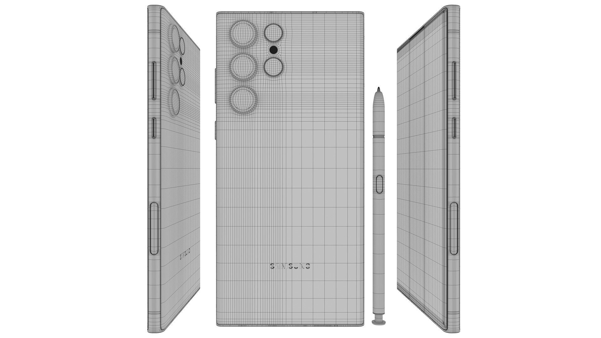 3D model Galaxy S23 Ultra VR / AR / low-poly | CGTrader