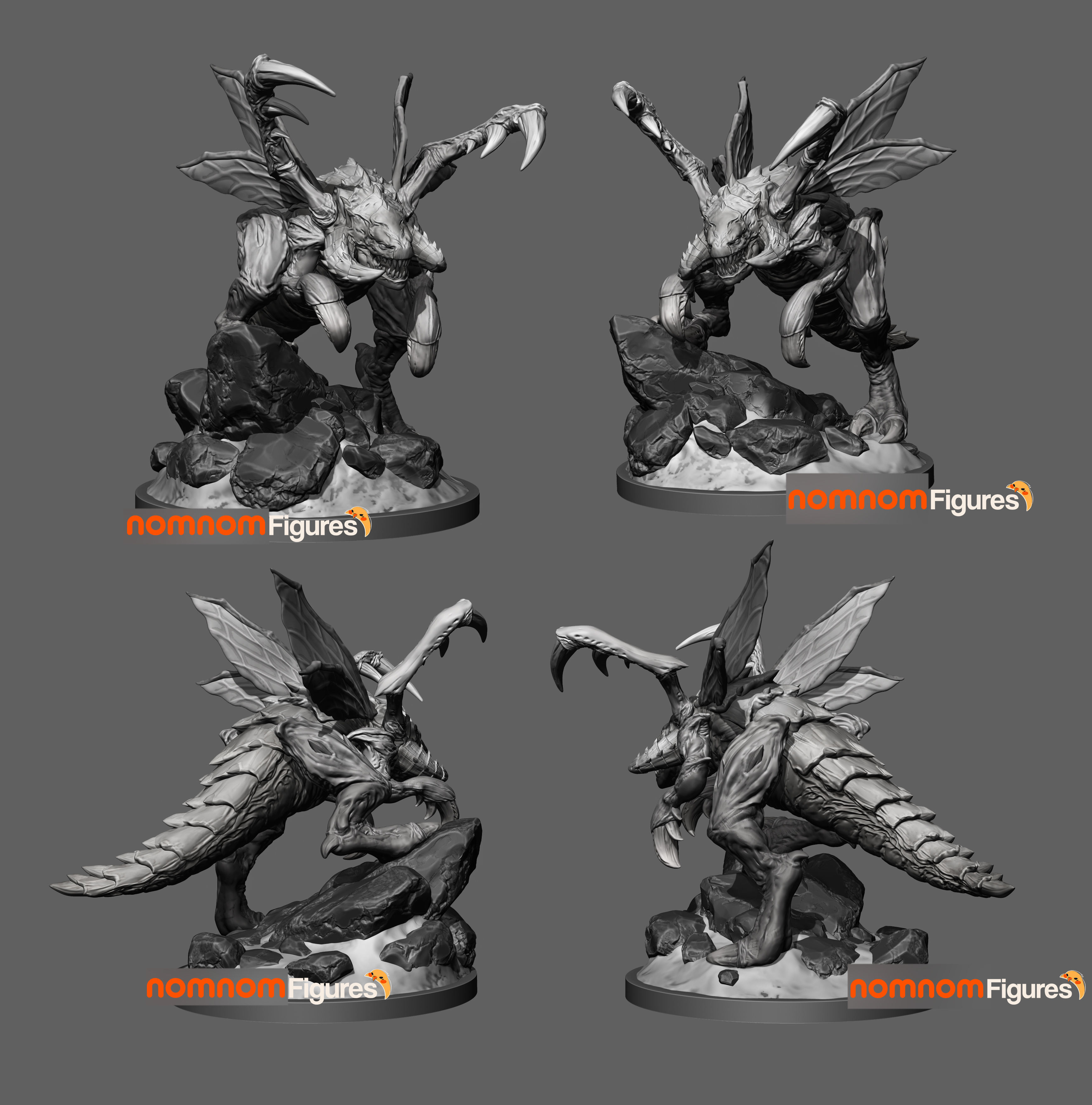 Chibi Zergling - Starcraft 3D model 3D printable | CGTrader