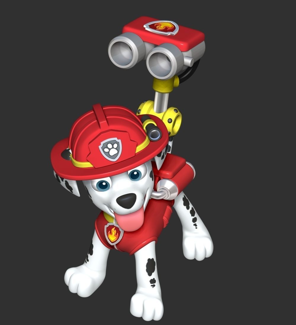 Paw Patrol - Marshall Fire 3D model 3D printable | CGTrader