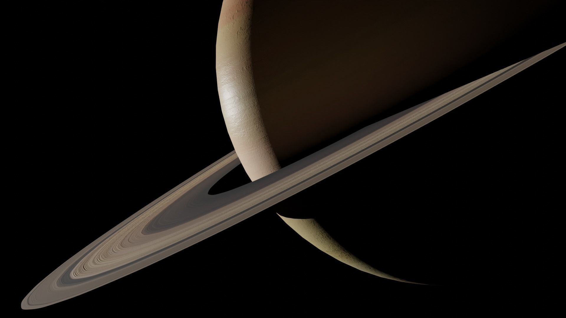 3D model Photorealistic Saturn 8k Textures 3d Model - Ringed Wonder VR ...