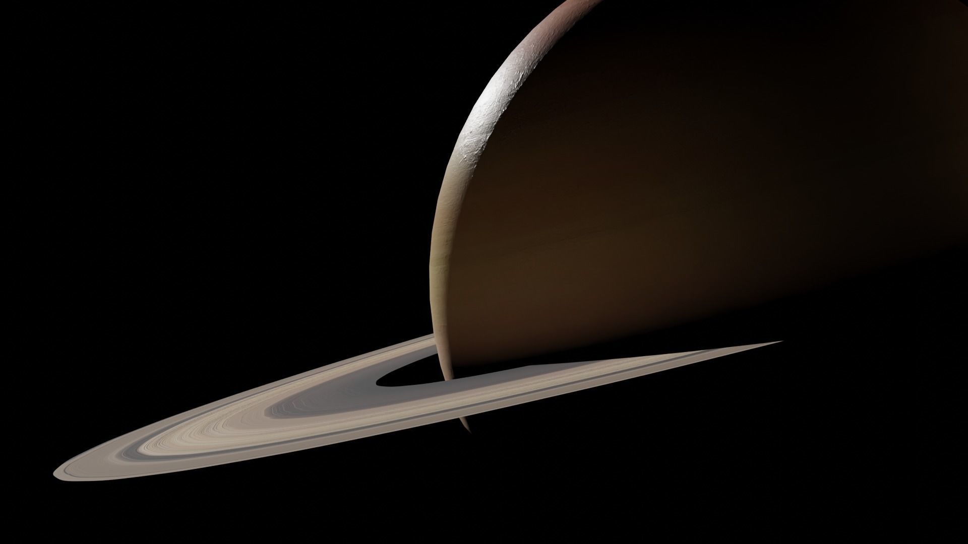 3D model Photorealistic Saturn 8k Textures 3d Model - Ringed Wonder VR ...