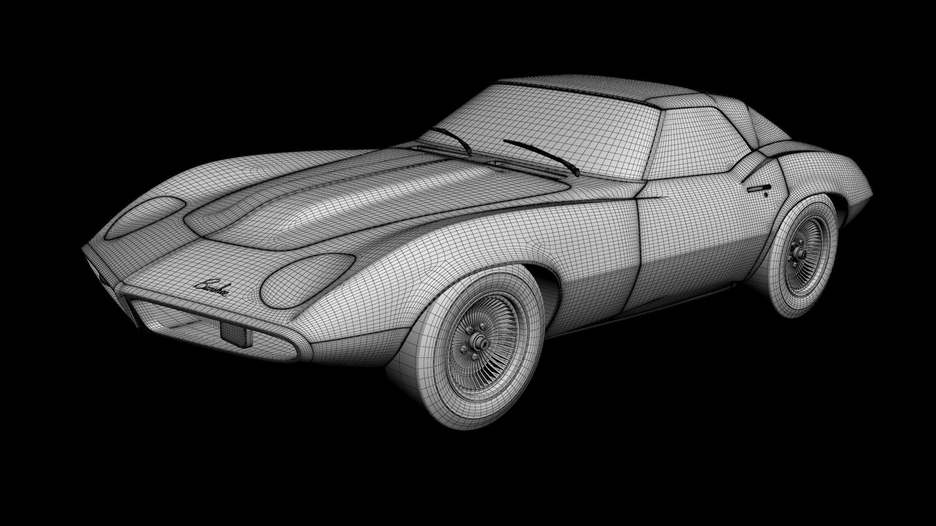 Banshee XP-833 Cabrio 3D model | CGTrader