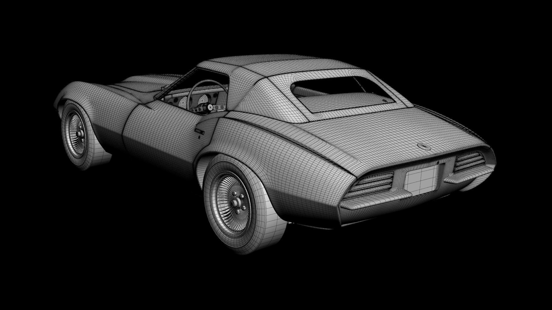 Banshee XP-833 Cabrio 3D model | CGTrader