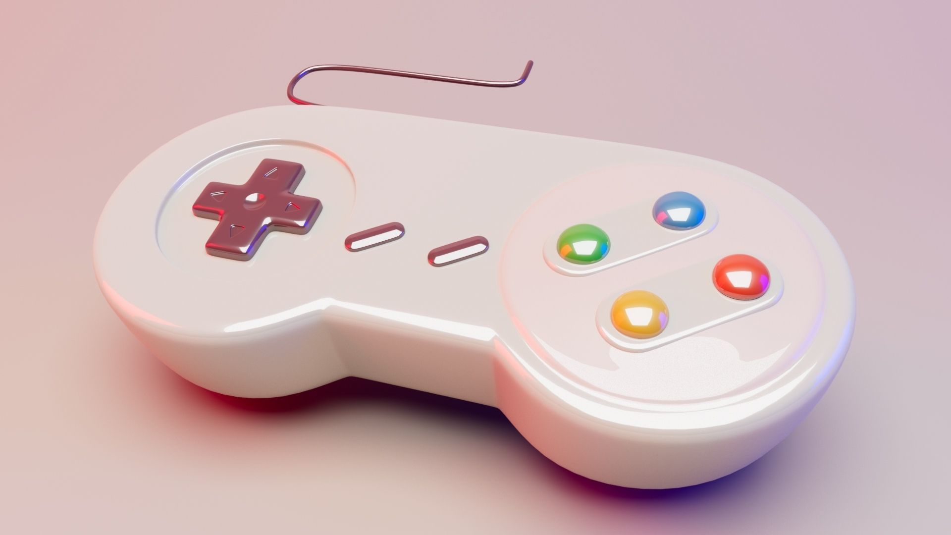 3D model Super Famicon VR / AR / low-poly | CGTrader
