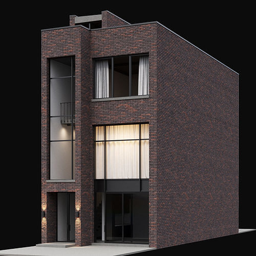 Modern house 07 3D model | CGTrader