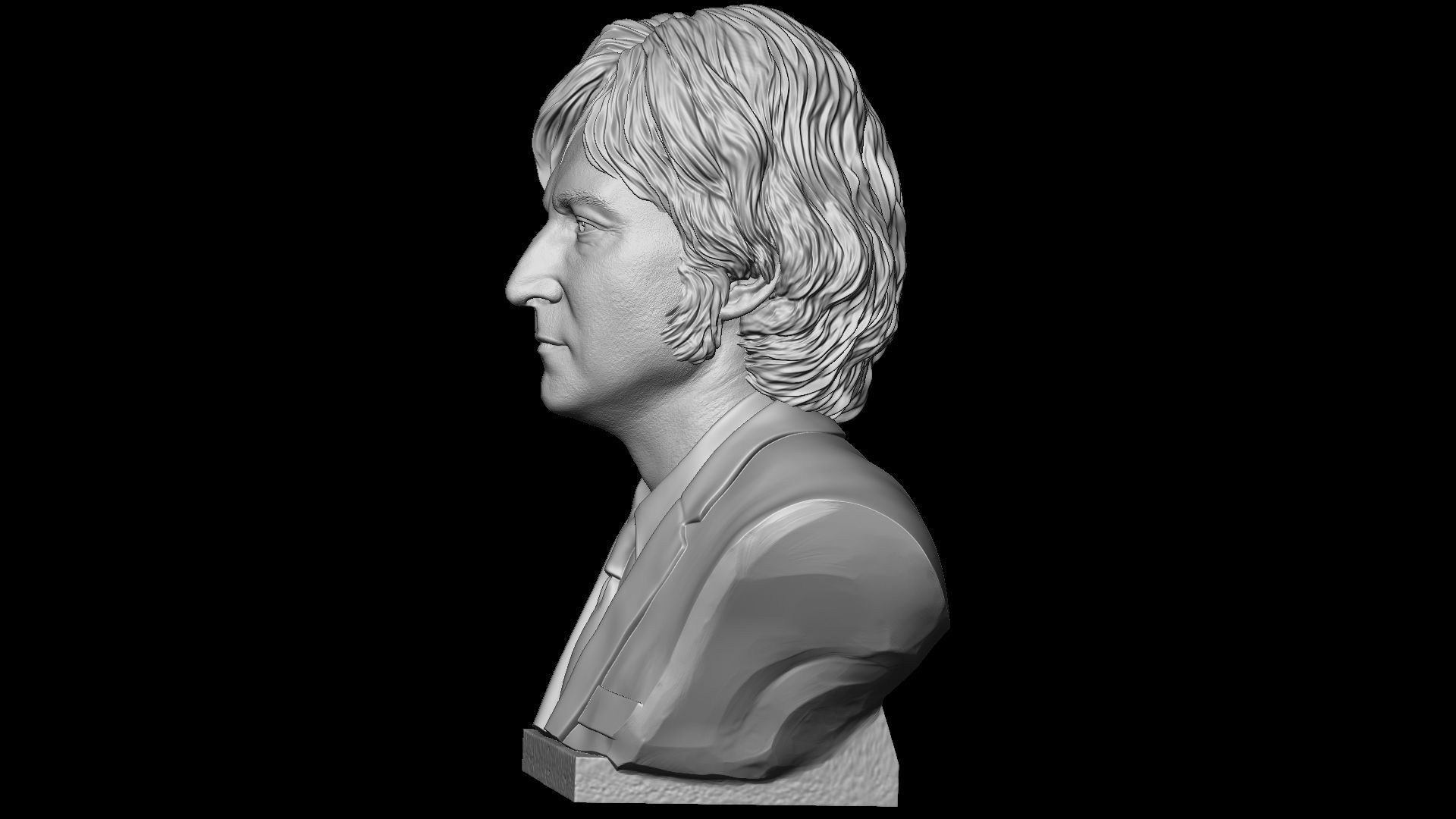 John Lennon 3D model 3D printable | CGTrader