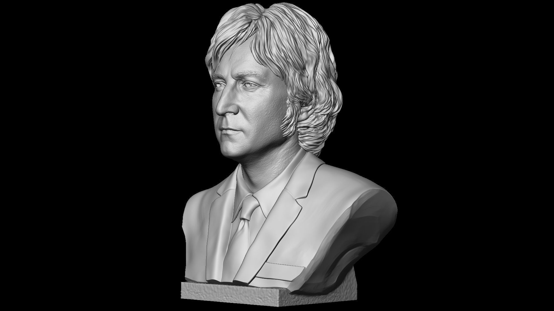 John Lennon 3D model 3D printable | CGTrader