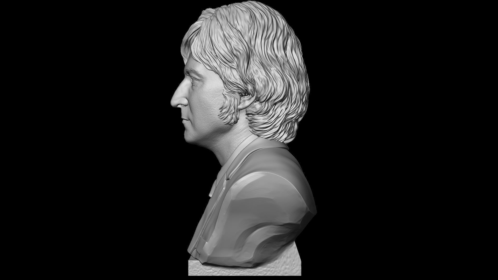 John Lennon 3D model 3D printable | CGTrader