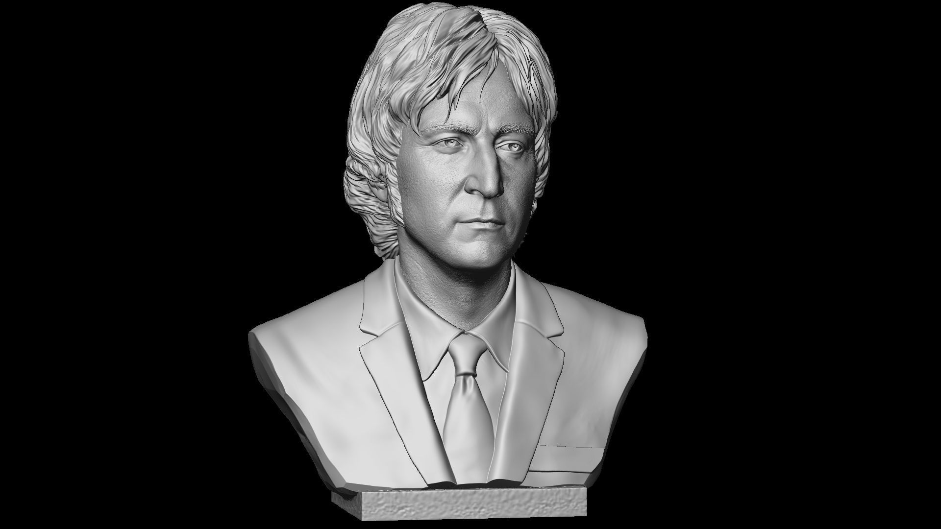John Lennon 3D model 3D printable | CGTrader