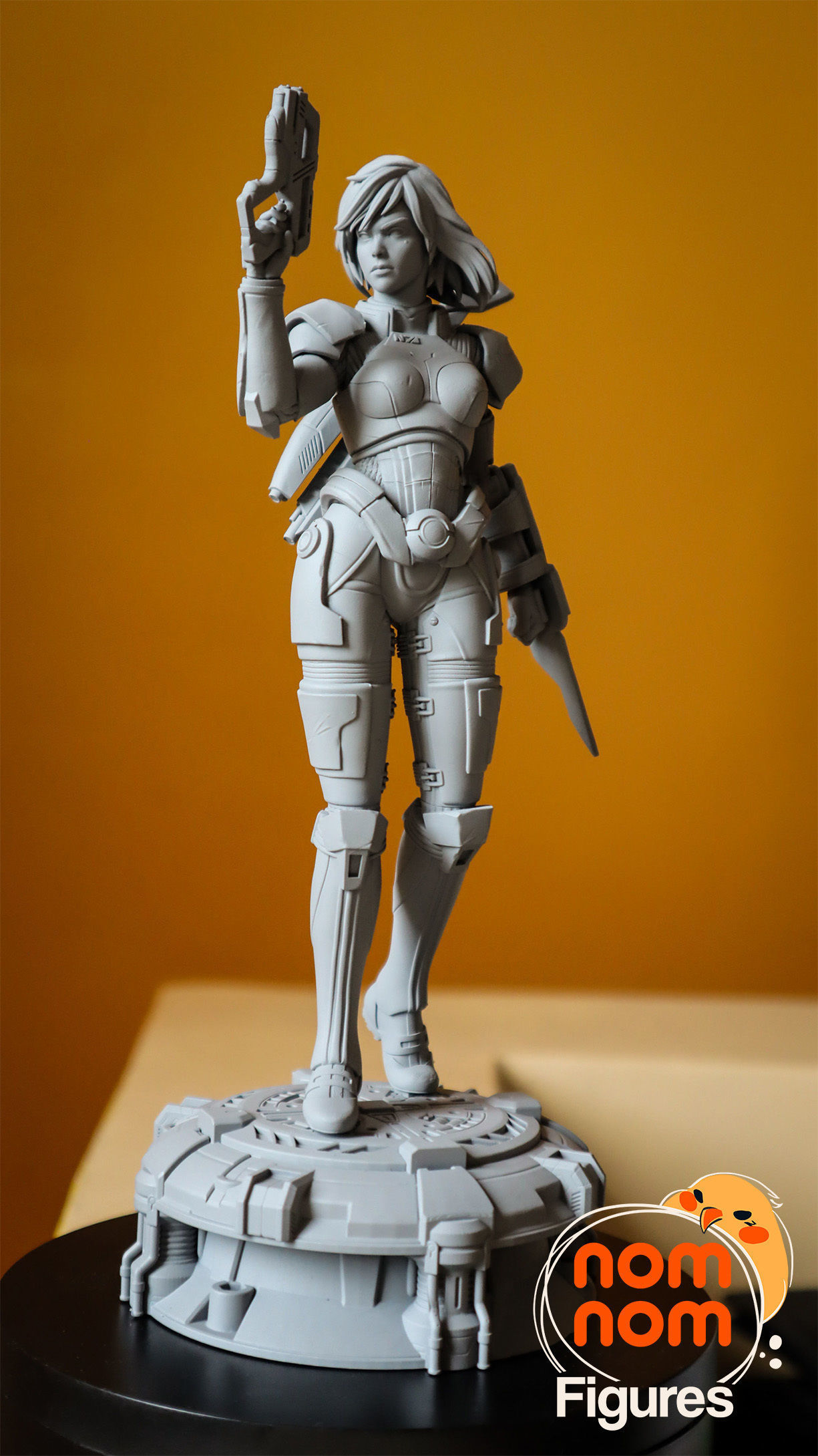 Female Shepard - Mass Effect 3D model 3D printable | CGTrader