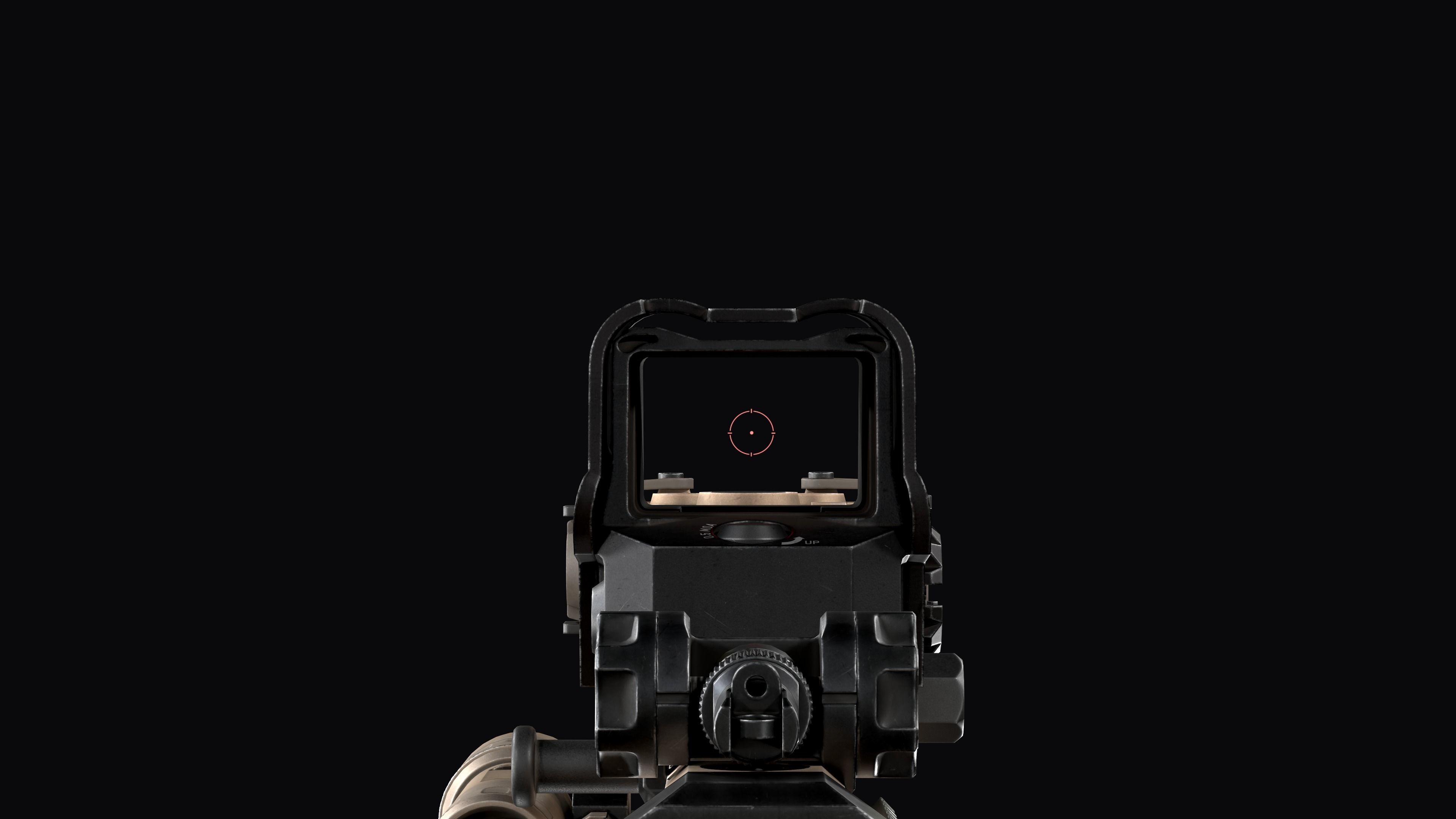 3D model Tactical modular assault rifle FN SCAR-H mk 17 VR / AR / low ...