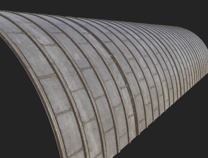 3D model Warehouse Roof Ceiling VR / AR / low-poly | CGTrader