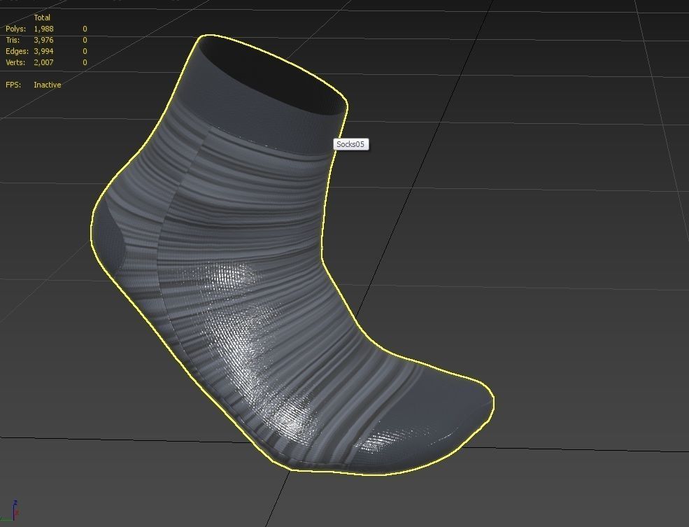 3D model Socks M05 VR / AR / low-poly | CGTrader