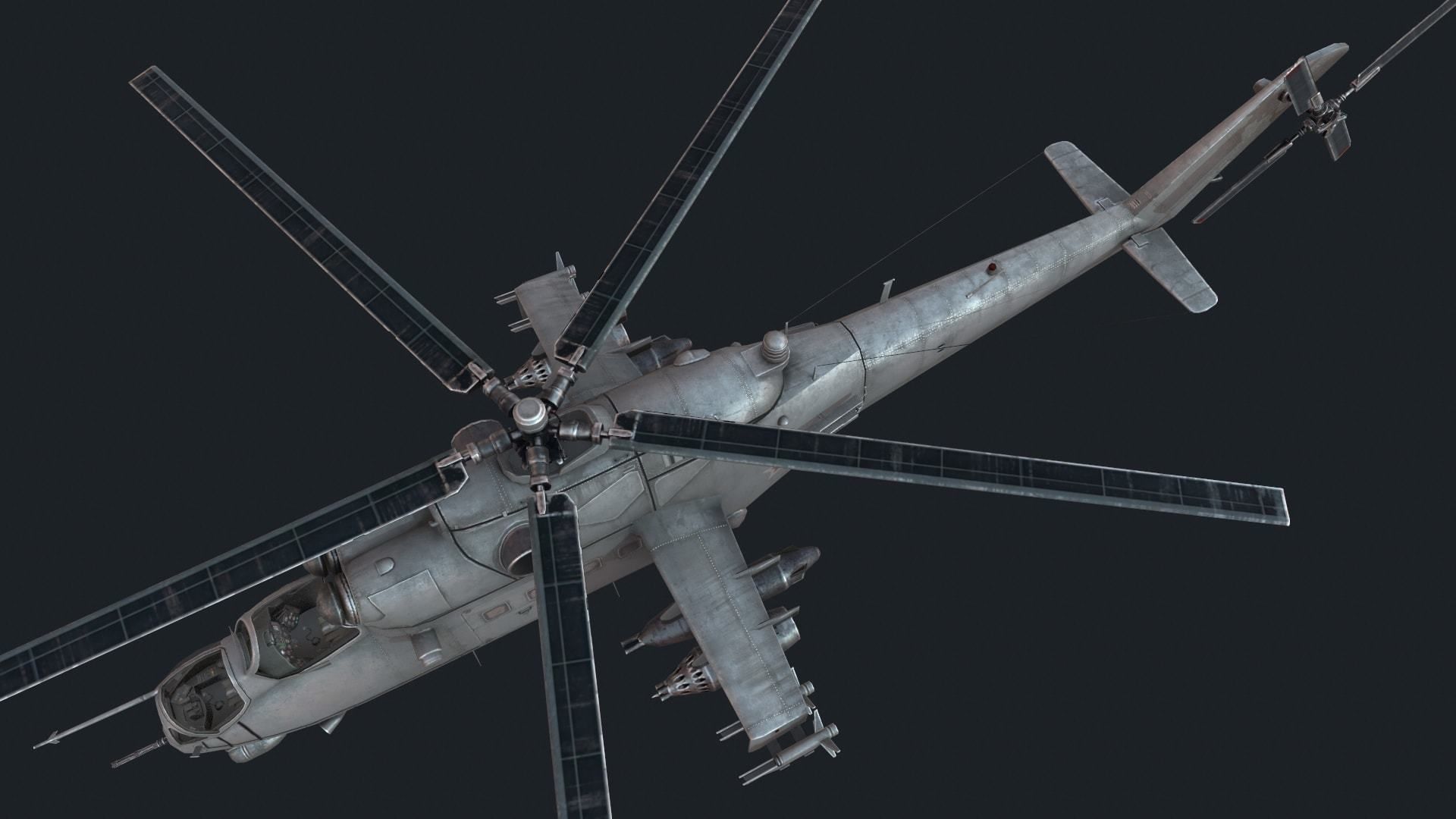 3D model Mi-35m VR / AR / low-poly | CGTrader