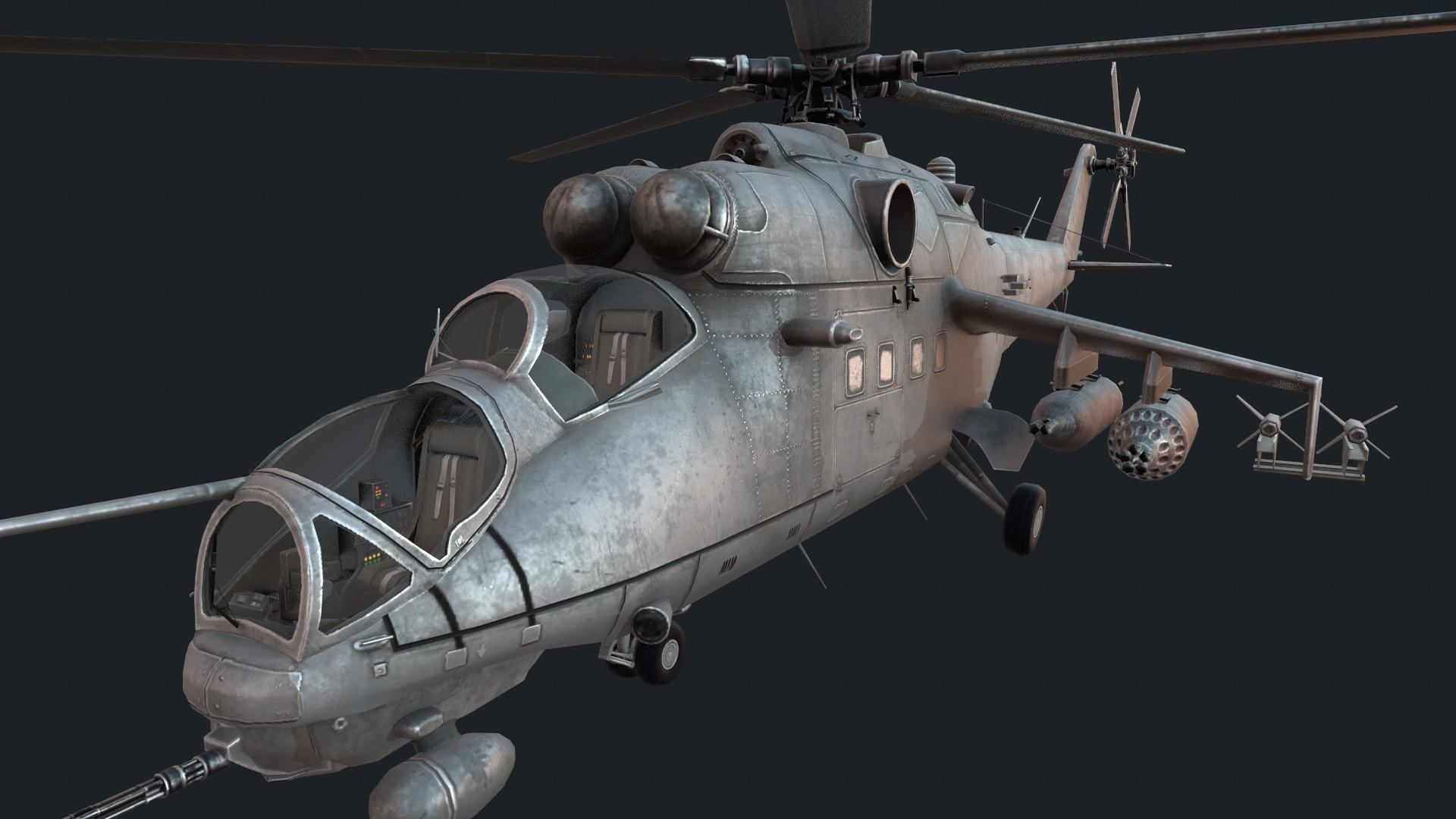 3D model Mi-35m VR / AR / low-poly | CGTrader