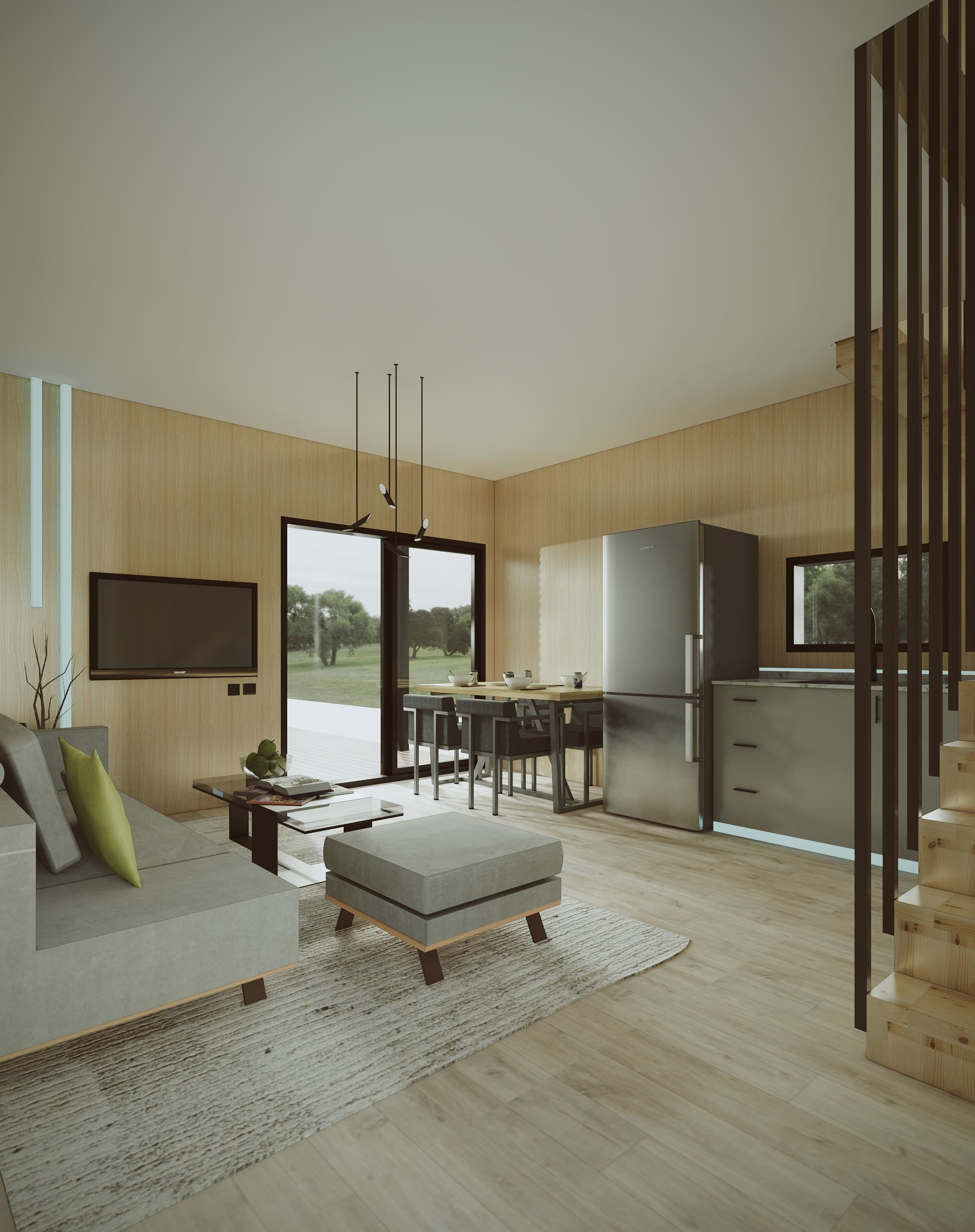 sketchup enscape model render scenes 3D model | CGTrader