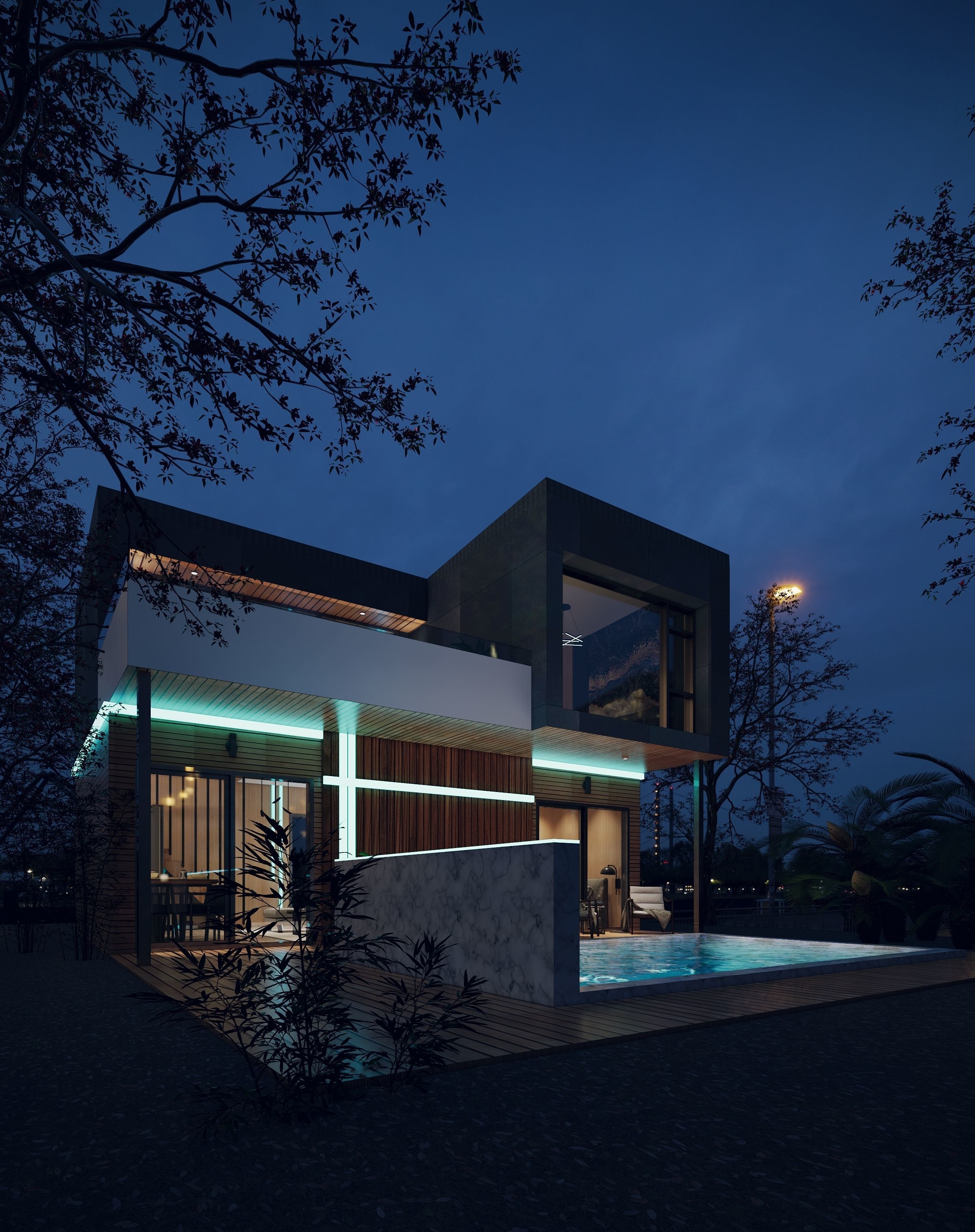 sketchup enscape model render scenes 3D model | CGTrader