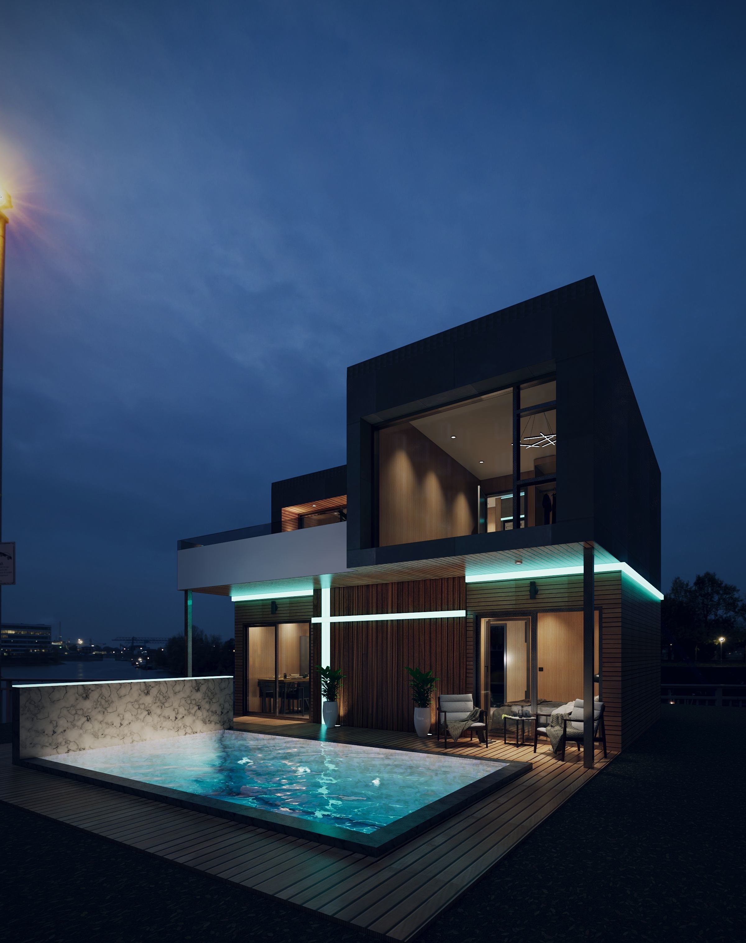 sketchup enscape model render scenes 3D model | CGTrader