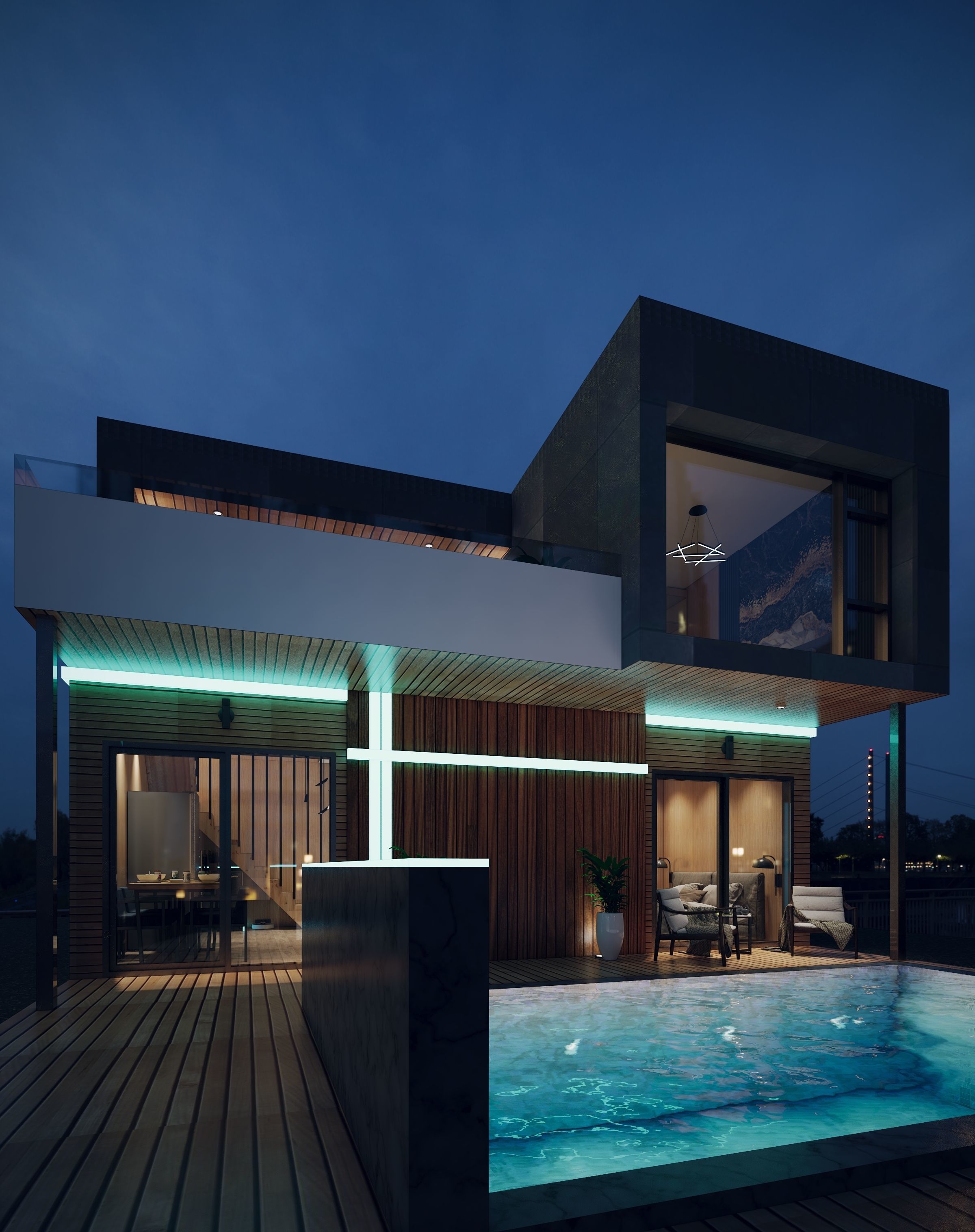 sketchup enscape model render scenes 3D model | CGTrader