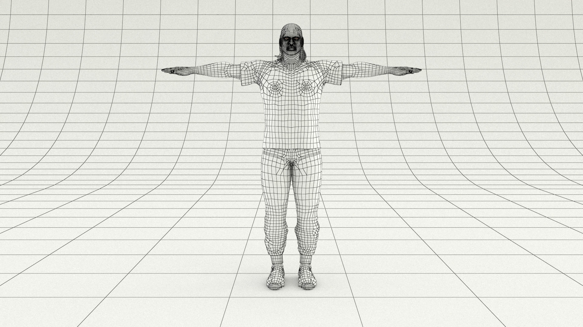 laos Black Athletic Male 3D model rigged | CGTrader