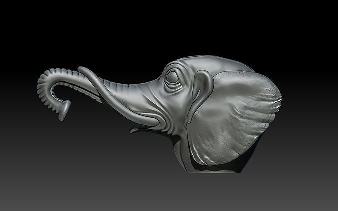 LITTLE ELEPHANT 3D model 3D printable | CGTrader