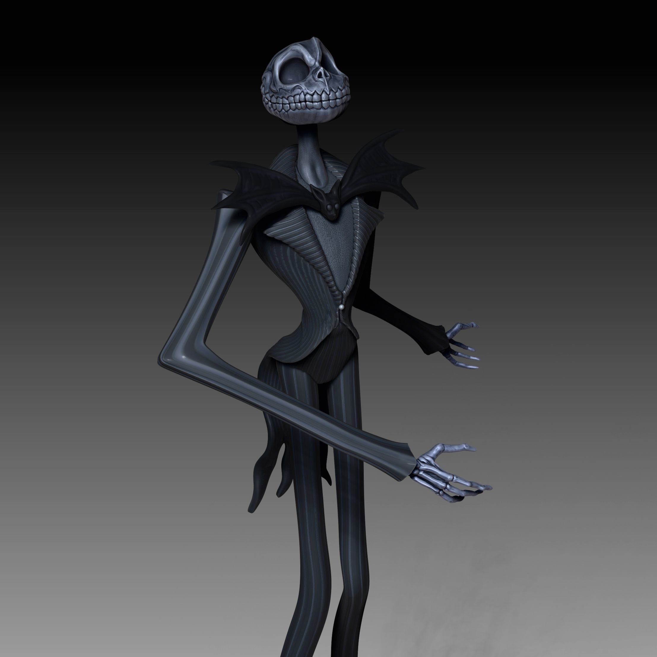 Jack Skellington for 3D printing 3D model 3D printable | CGTrader