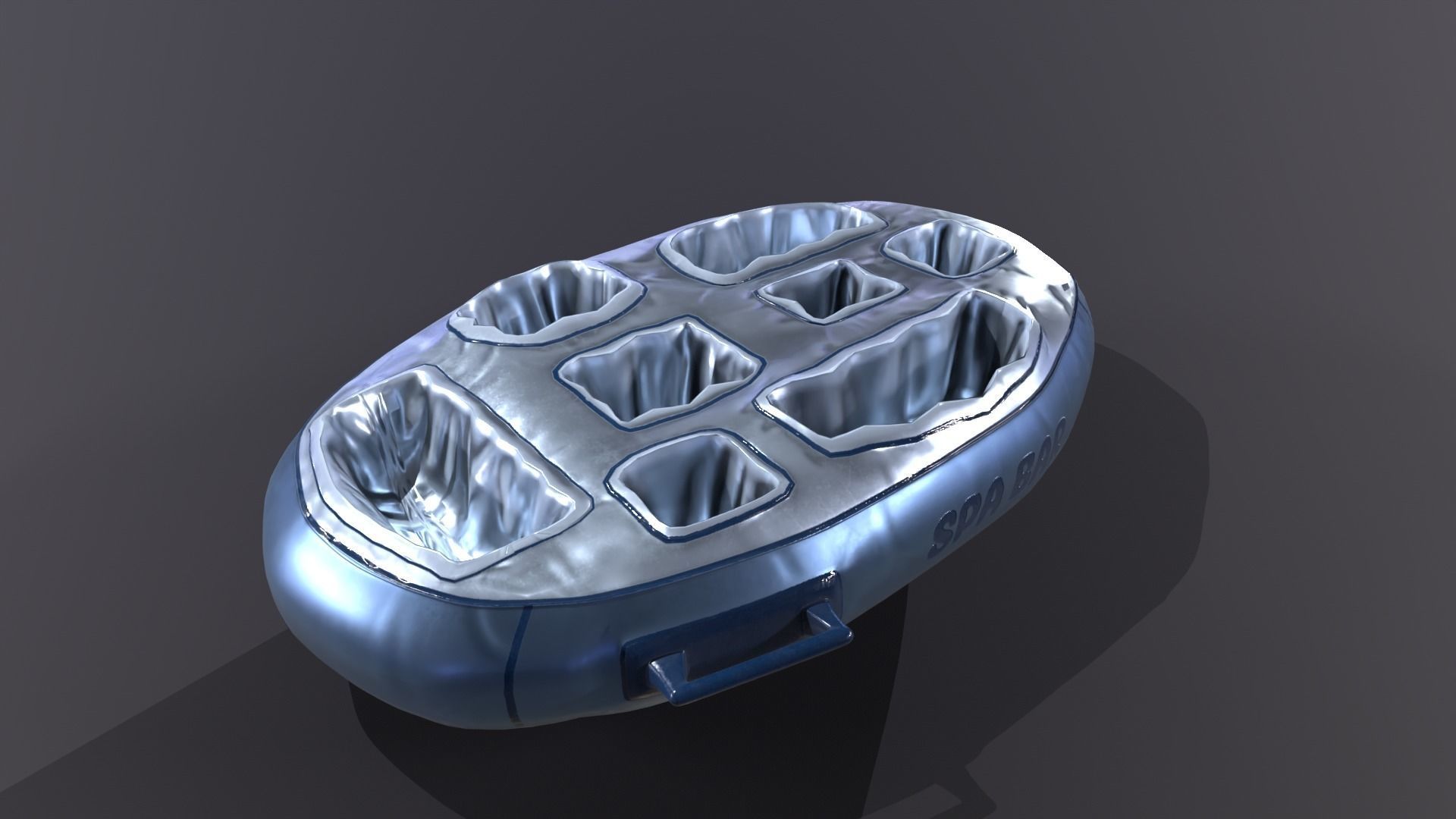 3D model Floating Spa Bar for Pools and Jacuzzis VR / AR / low-poly ...