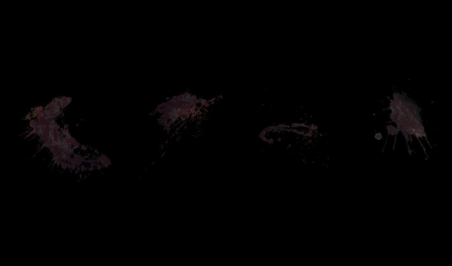 3D model Blood Decals Pack VR / AR / low-poly | CGTrader