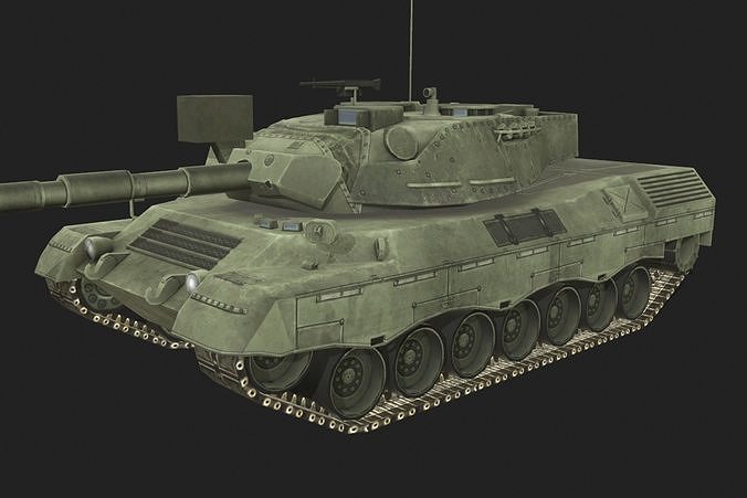 3D model Tank Leopard VR / AR / low-poly | CGTrader
